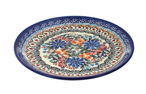 Polish Pottery Country Meadow Dessert Plate free image download