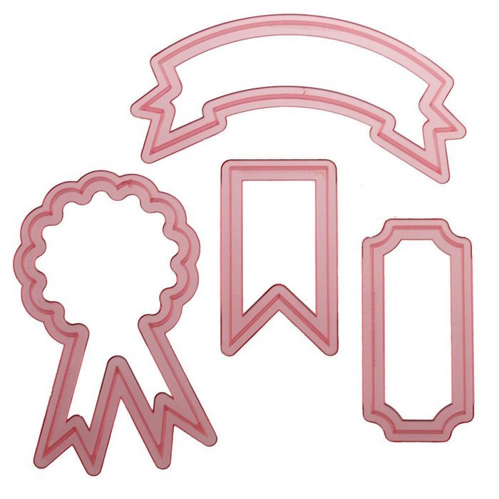 Sweet Elite Tools - Label Cutter Set-Vintage, Ribbon, Retro, Banner ...