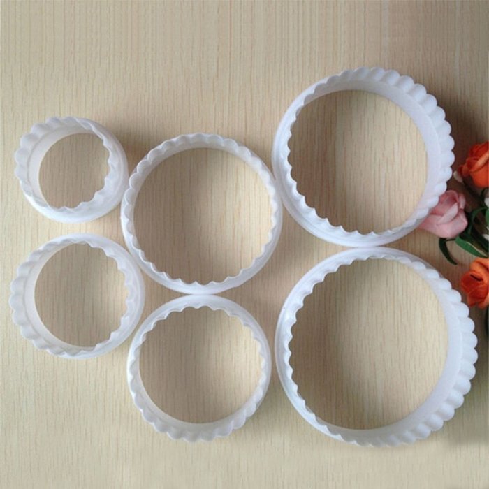 Joylive Round Shape Sugarcraft Fondant Cake Decorating Cookies Cutter ...