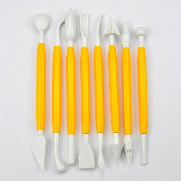 TANGCHU 4 Sets (11pcs) Flower Fondant Cake Sugarcraft Decorating Kit ...