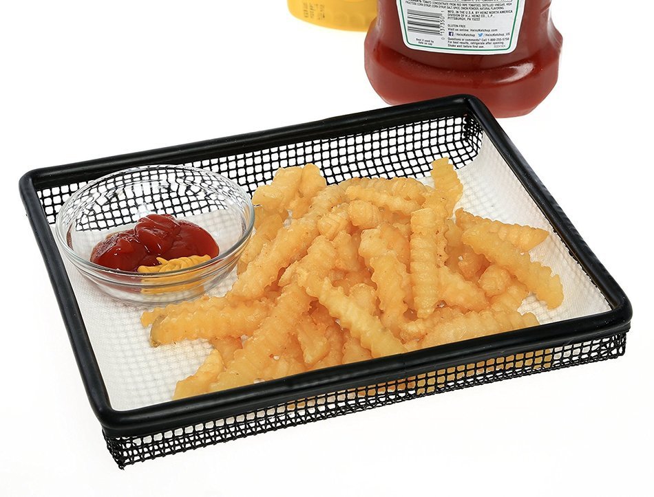 Oven Crisper Trays – Set of 2 Non-stick Mesh Crisper Trays – Perfectly ...