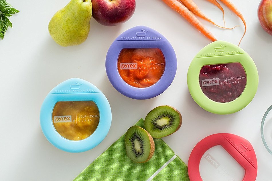 Pyrex 6 Piece No-Leak Food Storage Set, White N3 free image download