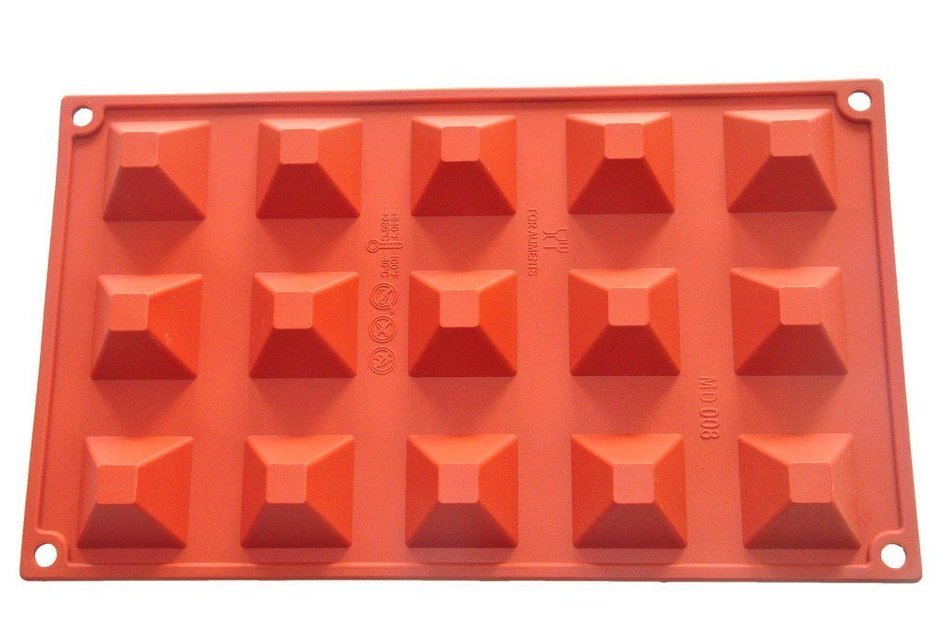 FOUR-C Silicone Cake Molds Cuboid Bakeware Pans Baking Molds Color ...