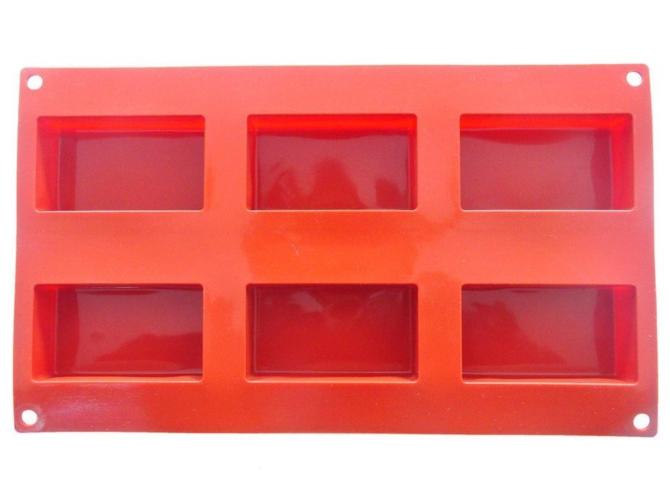 FOUR-C Silicone Cake Molds Cuboid Bakeware Pans Baking Molds Color ...