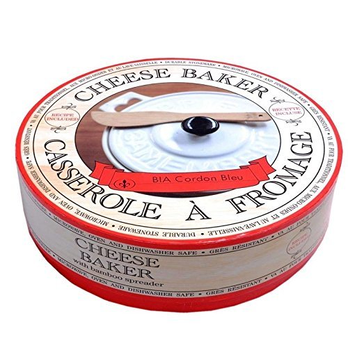 BIA Stoneware Cheese Baker With Bamboo Spreader - 7 Inch Diameter N2 ...