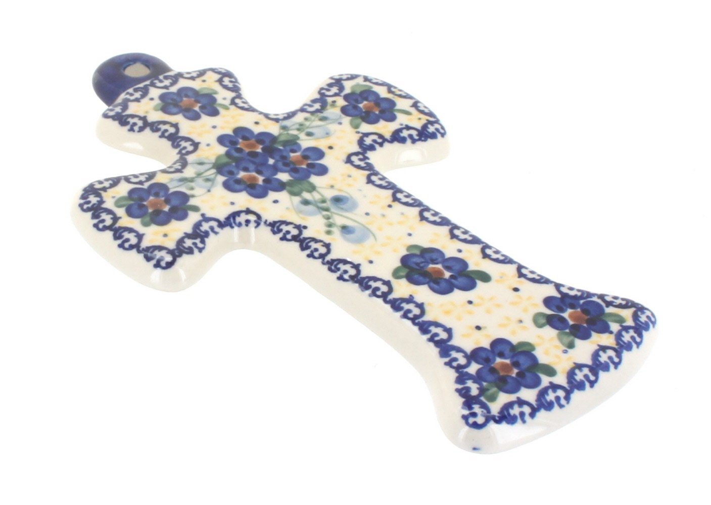 Polish Pottery Daisy Surprise Cross free image download