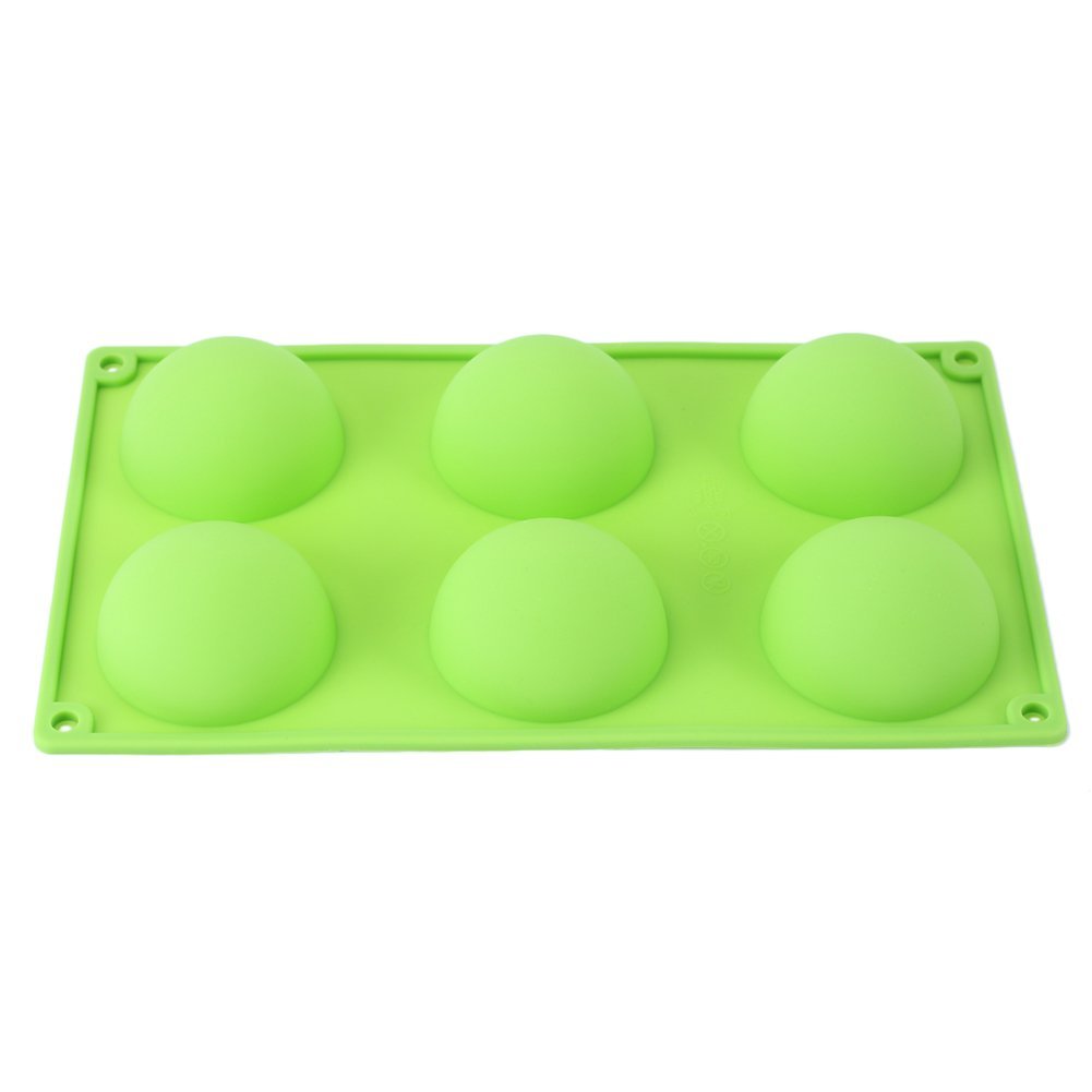 Silicone Half Ball Sphere Dessert Cake Mold Muffin Pastry Jelly Pudding ...