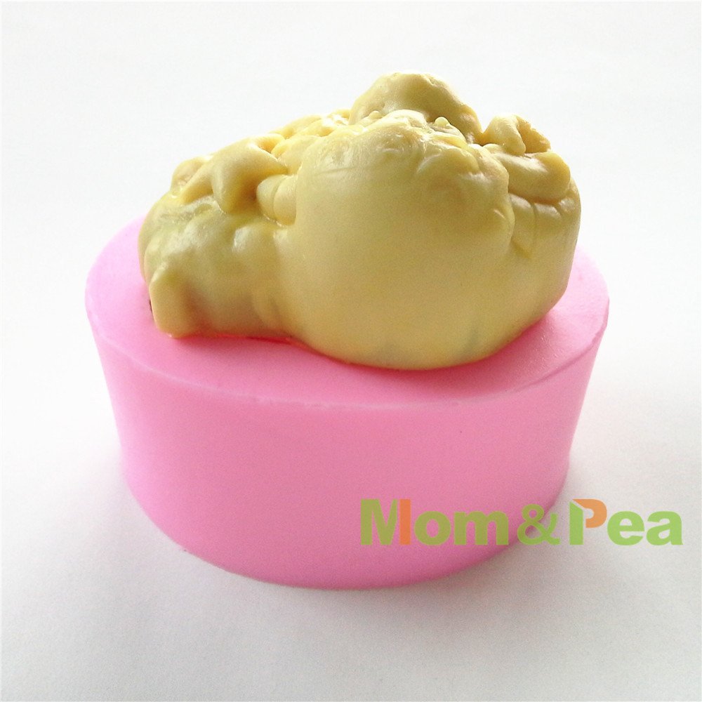 Mom&pea 0607 Star Sheep Shaped Silicone Mould for Fondant Cake Sugar ...
