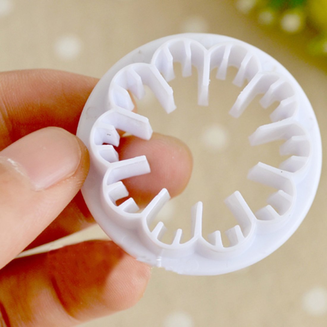 DUFUSTORE 3 Pcs Blossom Carnation Flower Fondant Cake Sugarcraft Gum ...