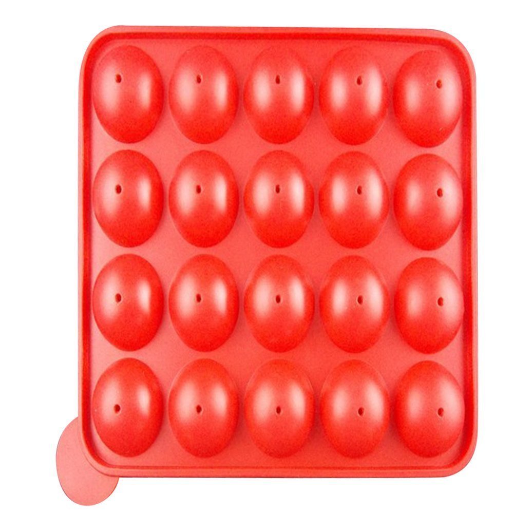 20 Silicone Tray Pop Cake Stick Mould Lollipop Party Cupcake Baking ...