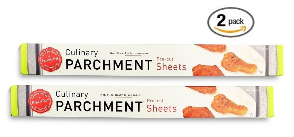 (Pack of 2) Non-stick Parchment Paper Baking Sheet Pan Liner (24 Pre ...