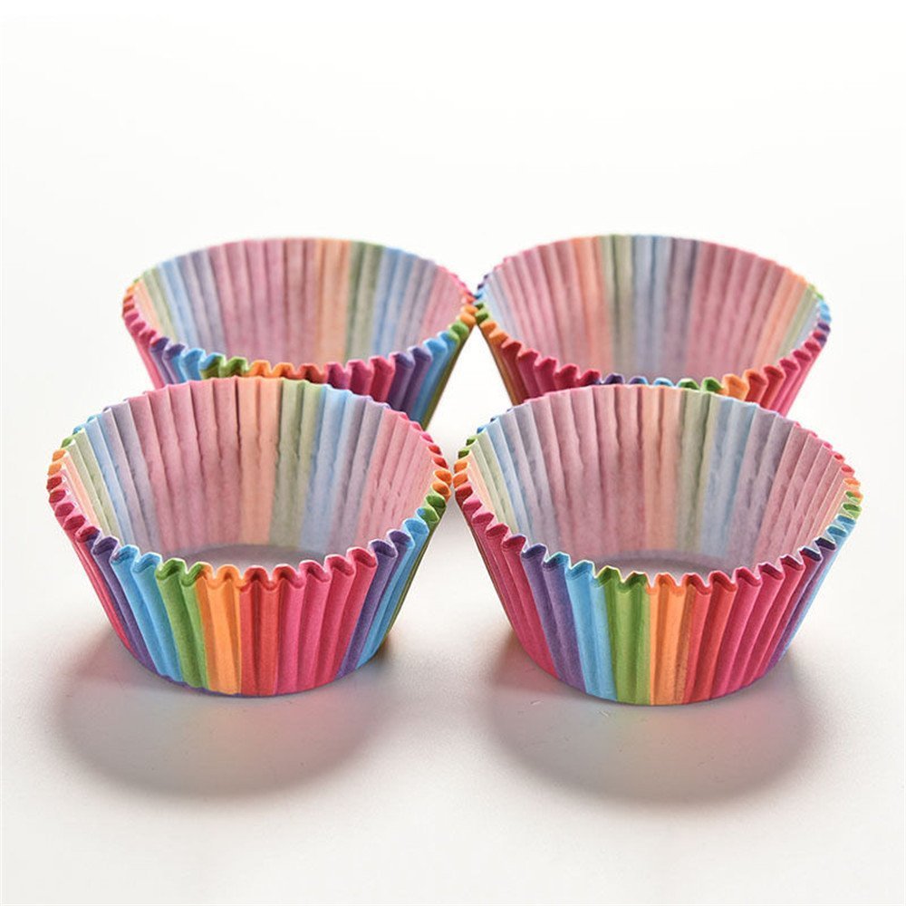 Cupcake Liner Baking Paper Cups Muffin Cases Cake Box Tray Mold ...