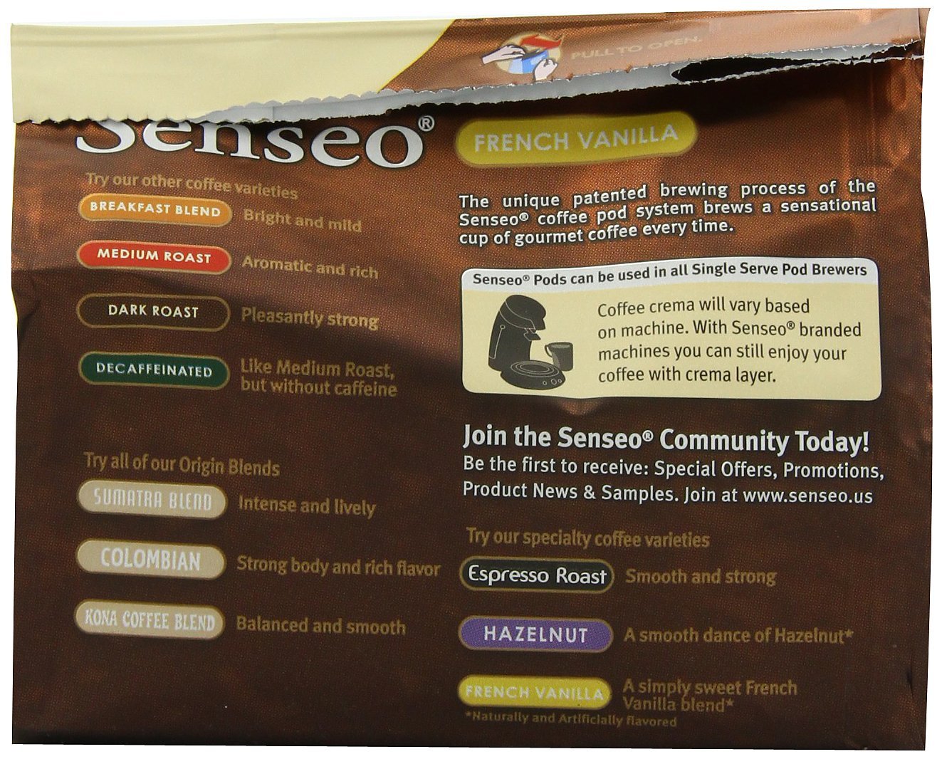 Senseo Coffee Pods, Kona Blend, 16 Count (Pack of 4) N18 free image ...