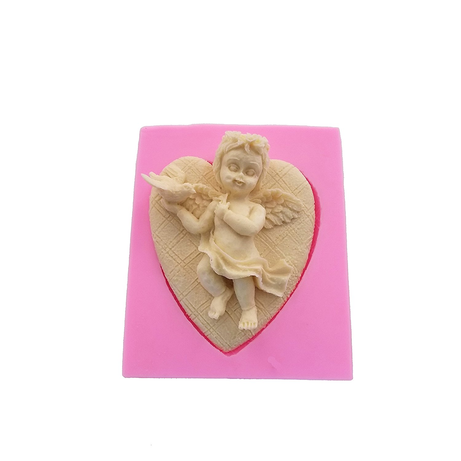 Wocuz WZ1269 Silicone Mold 3D Angel Shape Fondant Chocolate Mold for ...
