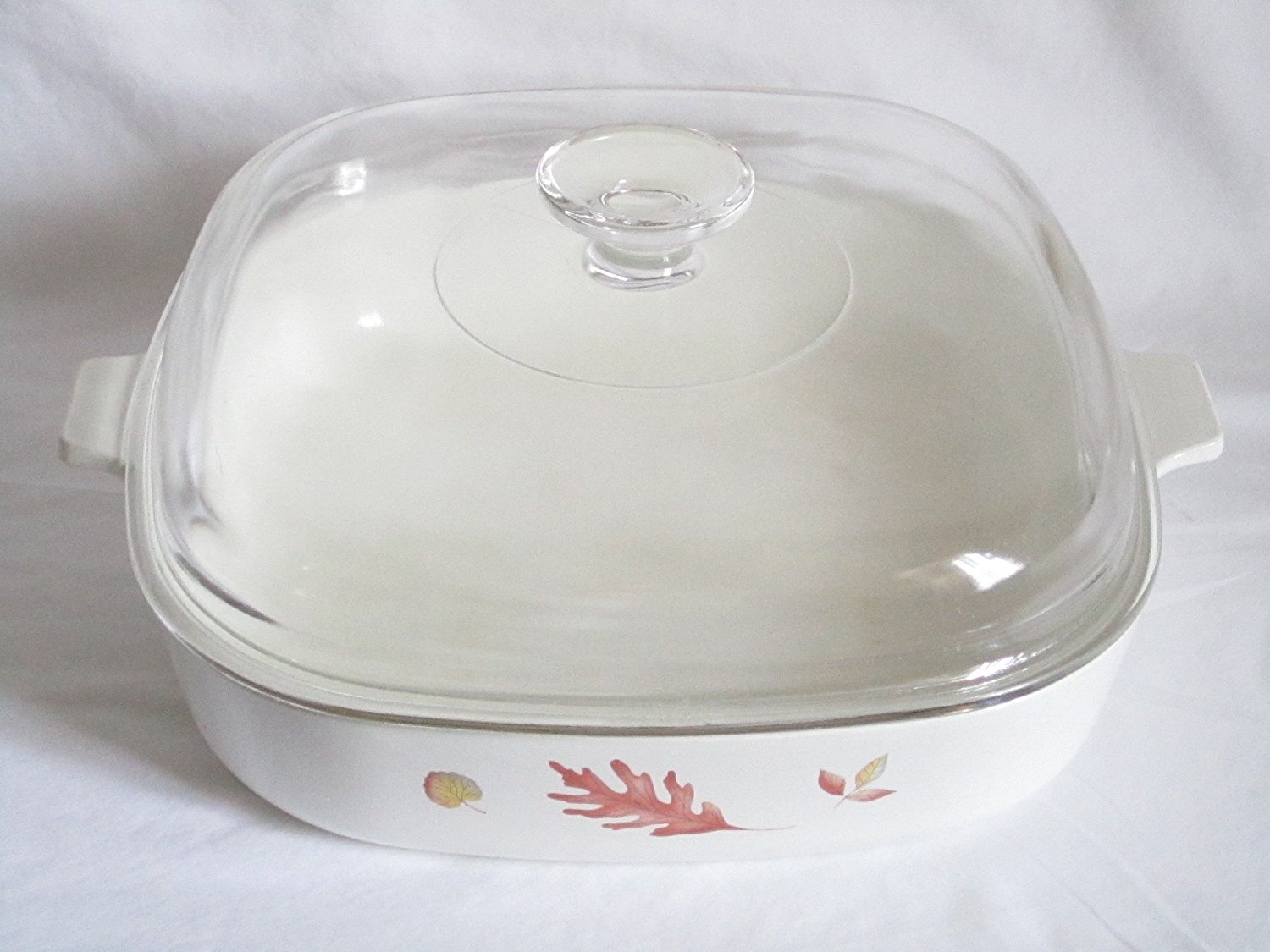 Vintage Corning Ware Autumn Fall Leaves 11 Inch Covered Casserole ...