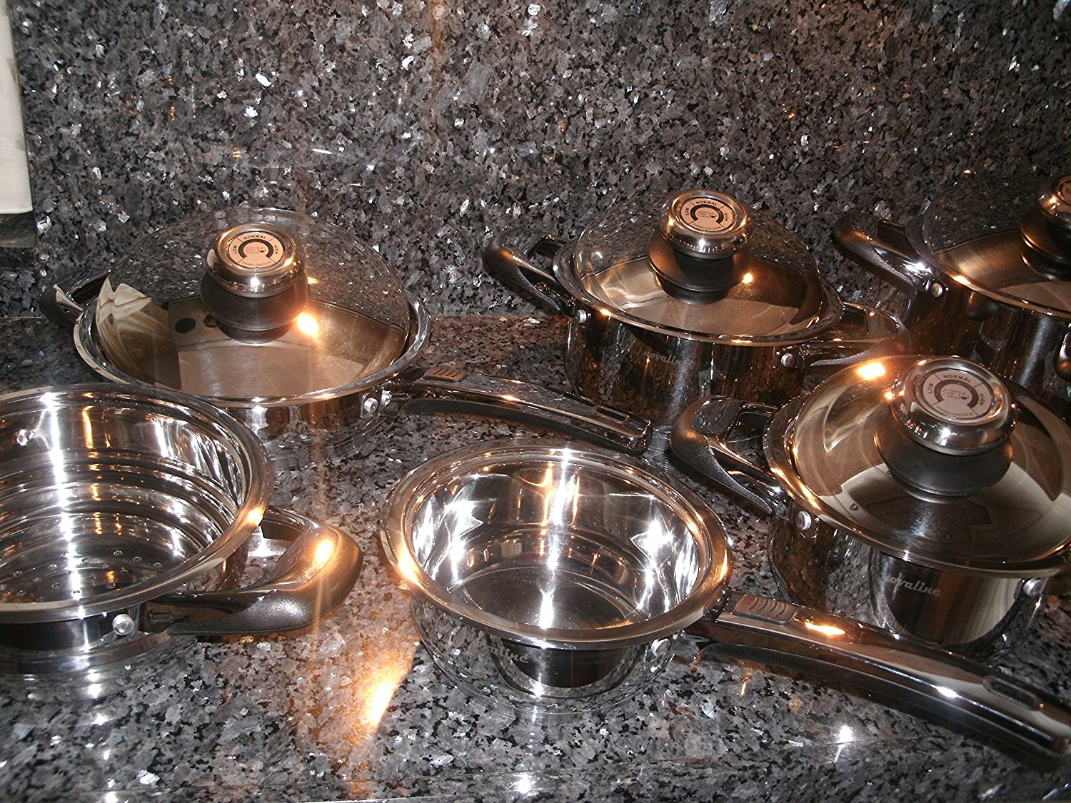 SWISS Casseroles Cookware set - Flatware set - RETAIL $4950 ...