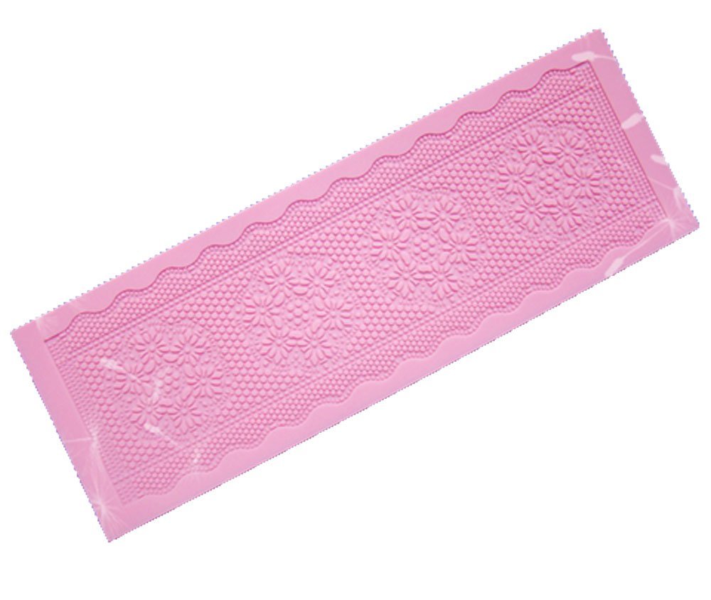 Longzand Molds HY1-147 DIY Cake Decorating Mold with Silicone Lace Mold ...