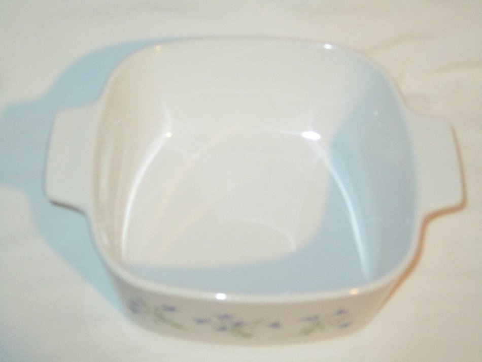 Corning Corelle Blue Dusk 1 1/2 Liter Square Casserole Baking Dish N2 ...