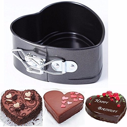 Non-Stick Stainless Steel Cake Pan Heart Shape Cheese Bread Jelly ...