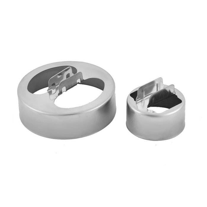 Uxcell Metal Round Shaped Cookie Biscuit Baking Mold DIY Mould Cutter 2 ...