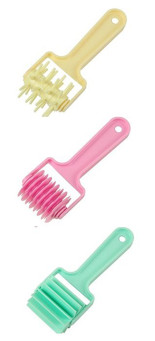 3 in 1 set Cooking Baking kit Dough cutter tool kit Dough docker Dough ...