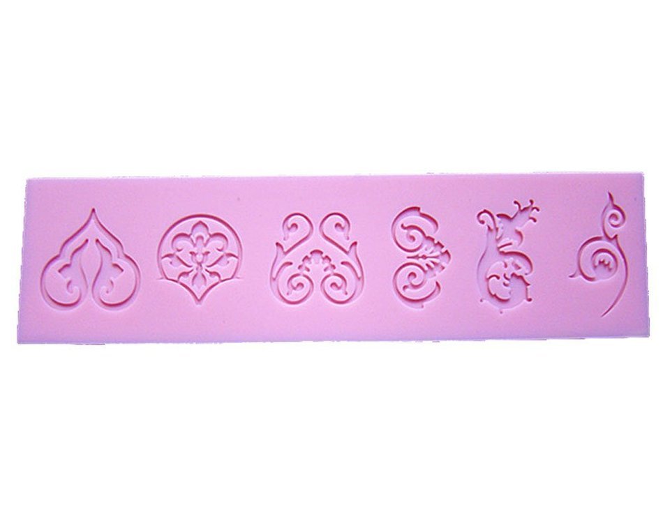 Longzand Molds HY1-166 DIY Cake Decorating Mold with Silicone Lace Mold ...
