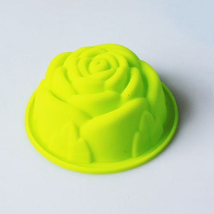 Generic 10 x Baking Molds Pastry Cake Cookie Silicone Rose Shape ...