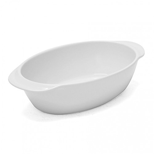 Chantal Bakeware Ceramic Small Oval Baker 2.25 Qt. White - Set Of 2 ...