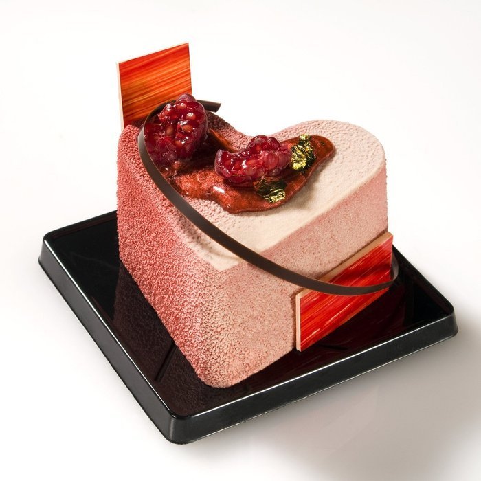 Silikomart Heart Cake Mould, 60mm, Terracotta N5 free image download