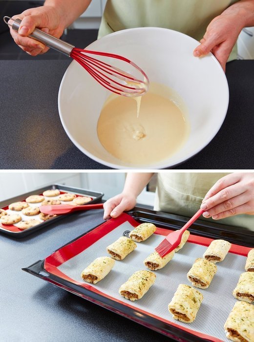 Misula Premium Non-Stick Silicone 5 Pcs Kitchen Utensils Set- Includes ...