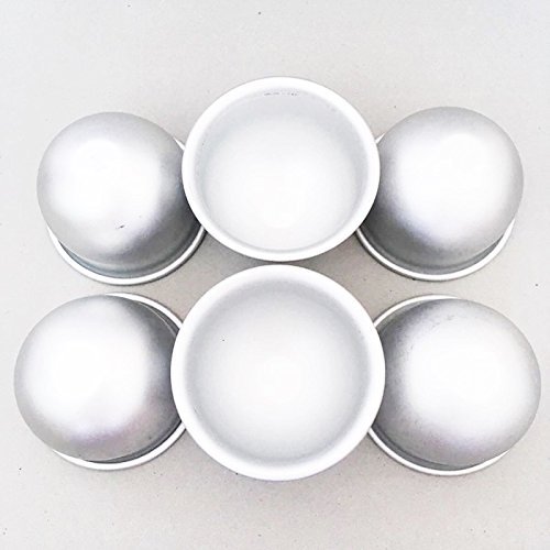 Round Aluminum Baking Tin Pan Mold Mould for Mini Cake Bakery 6 Pieces ...