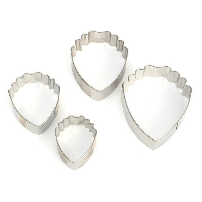 OKUBOX BT11 4pcs Set of Peony Flower Cutter Decor Fondant Cake Cutters ...