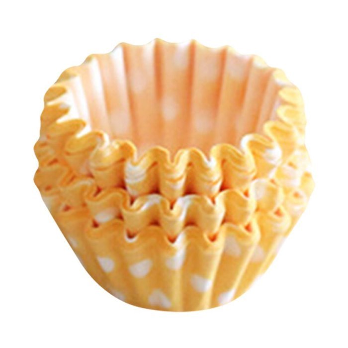100Pcs Dotted Mini Paper Baking Cups Liner Muffin Cupcake Paper Cake ...
