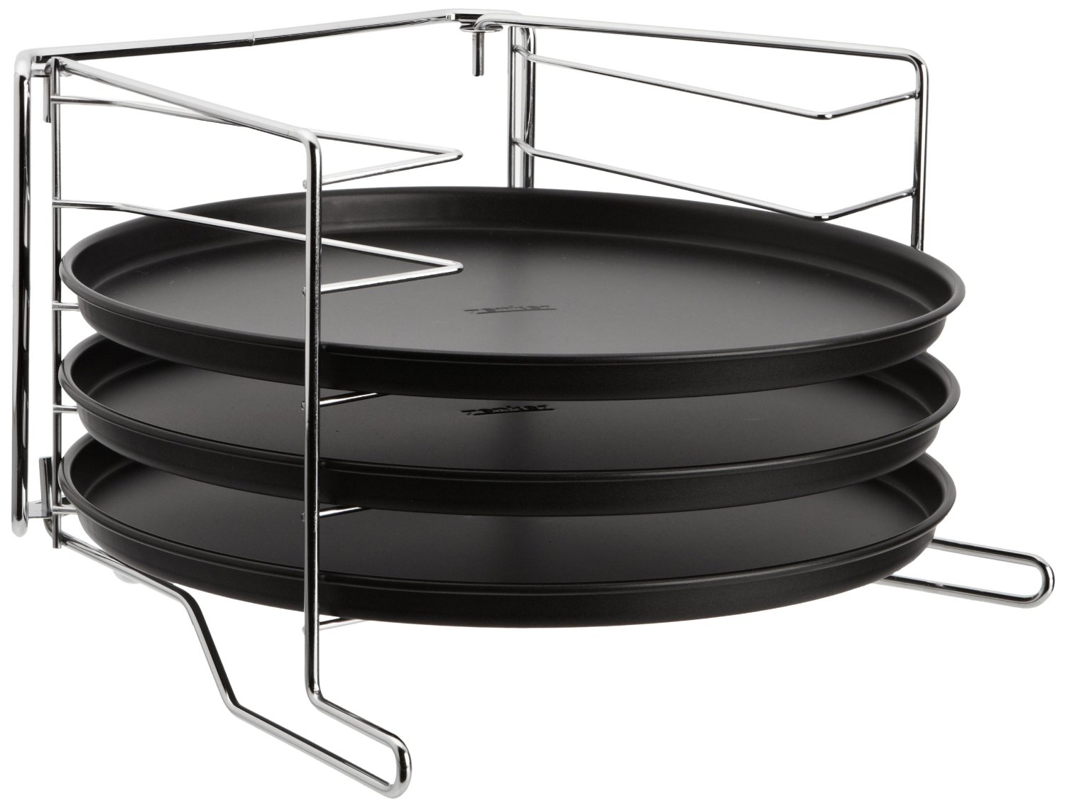 Zenker 7515 "Special Countries" Pizza Plate Set (4 Piece), Black, 29 ...