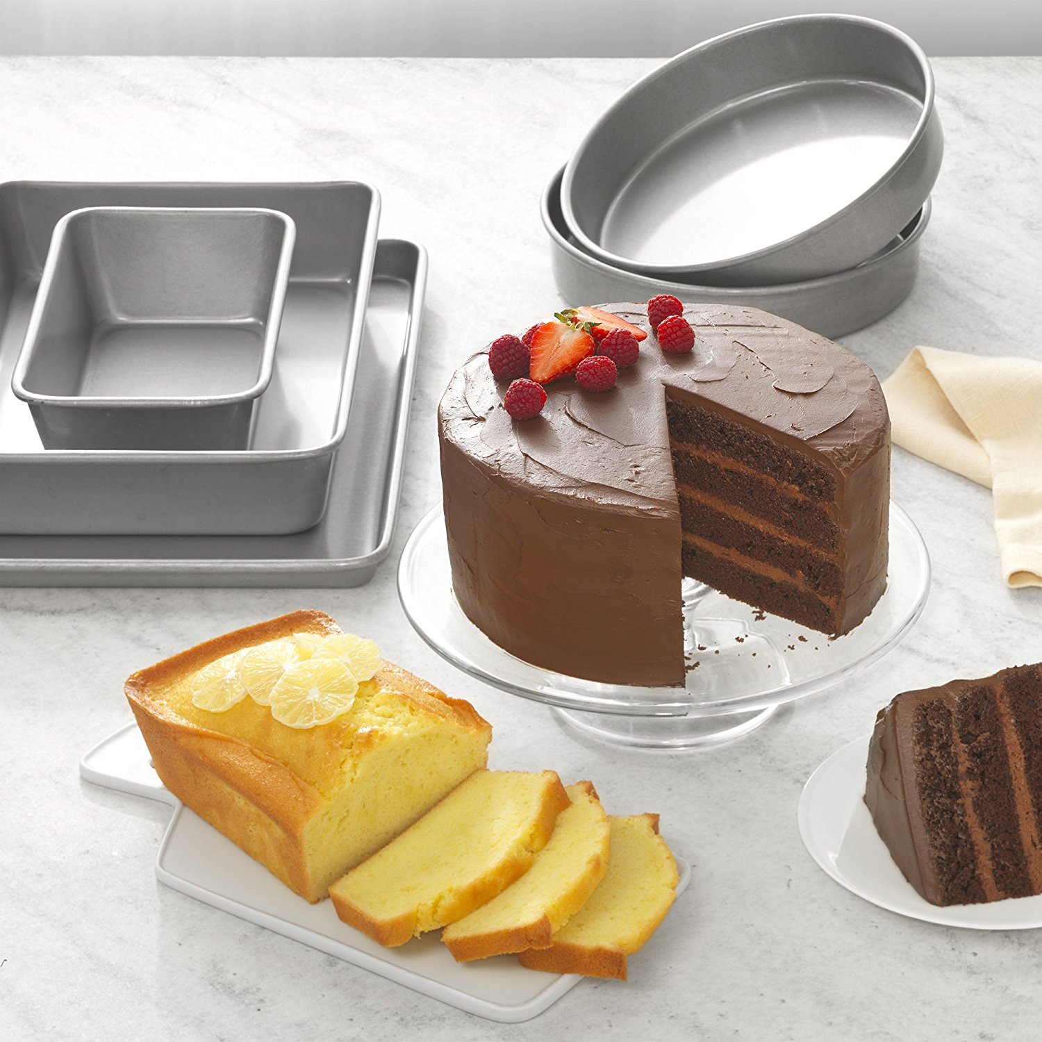 Emeril Lagasse 62670 Aluminized Steel Nonstick 5-Piece Bakeware Set N9 ...