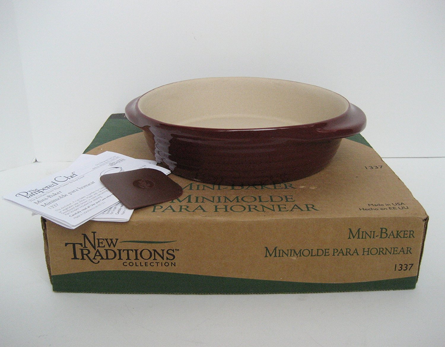 The Pampered Chef New Traditions Mini-Baker - Cranberry free image download