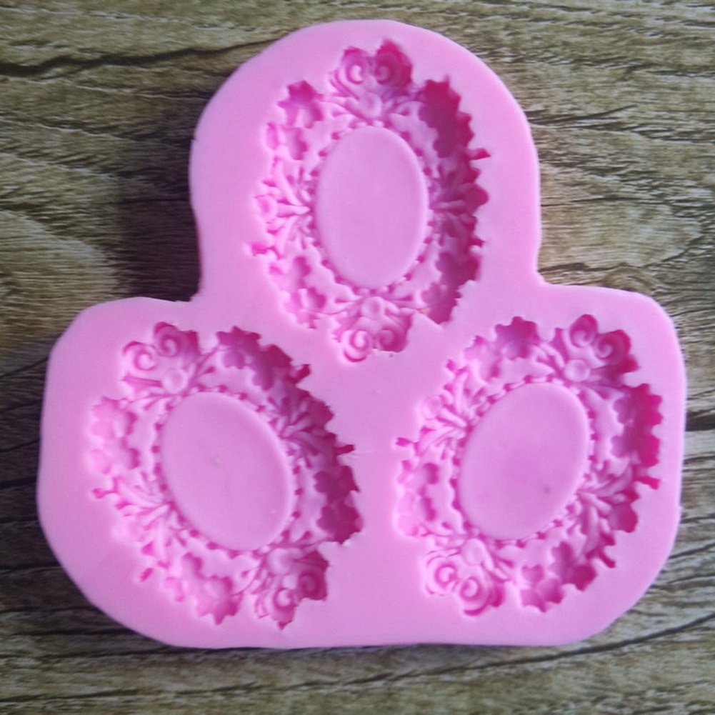 Click Down Silicone Mould Cake Decoration Tool Fondant Mold Mini Mirror ...