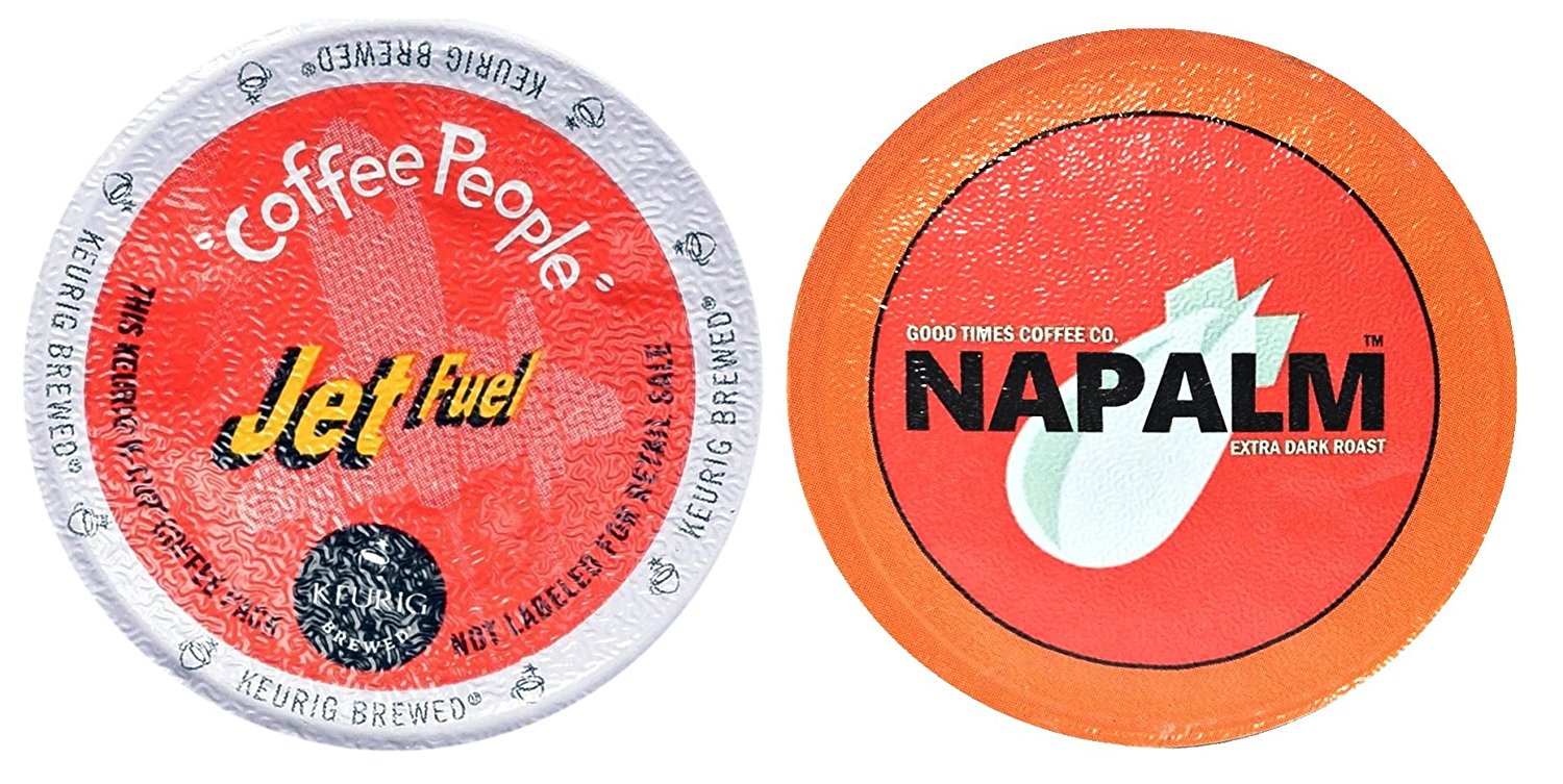 Coffee People DARK Roast Variety Sampler * JET FUEL & BLACK TIGER ...