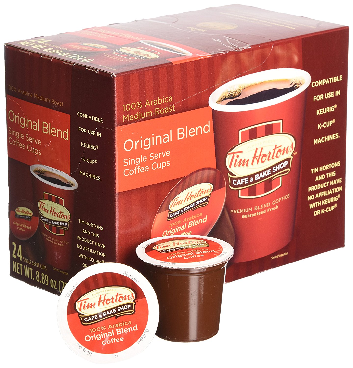 Tim Hortons Single Serve Coffee Original Blend 72 Count N2 free image ...