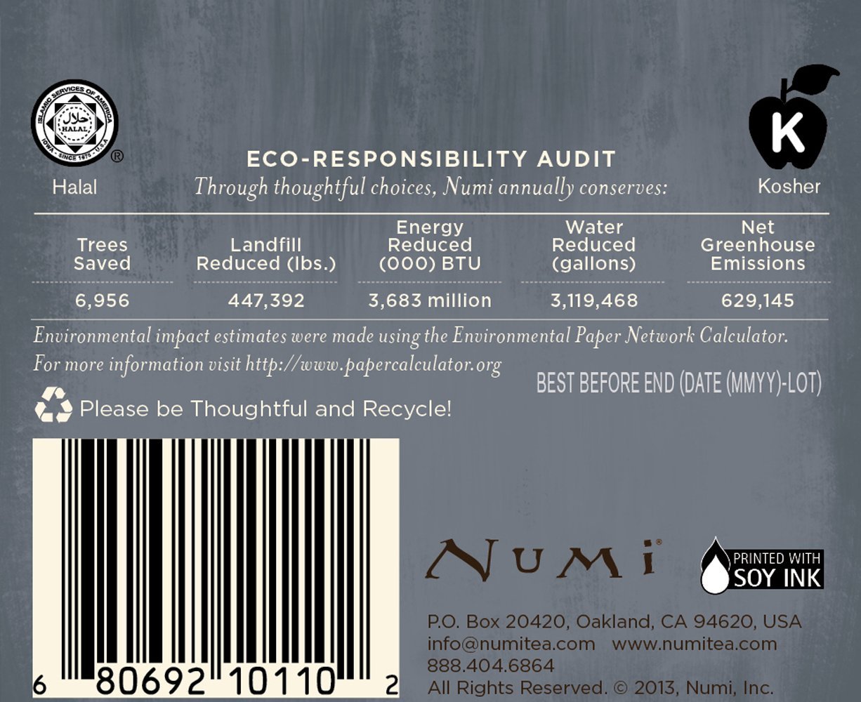 Numi Organic Tea Variety Pack - Numi's Collection, Assorted Full Leaf ...