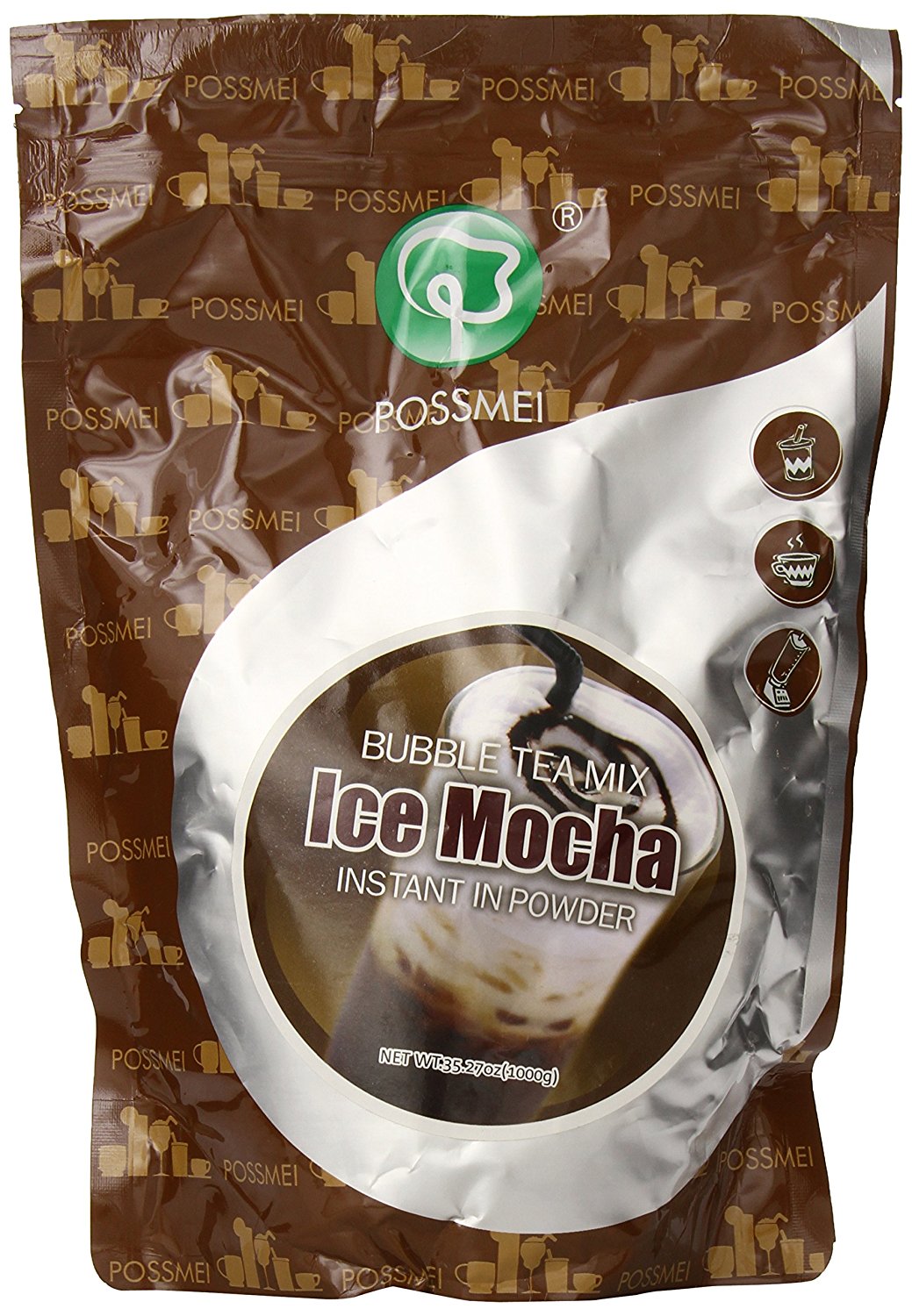 Possmei Bubble Tea Mix Instant Powder, Taro, 2.2 Pound N7 free image ...