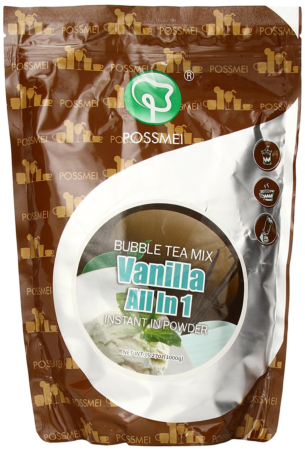 Possmei Bubble Tea Mix Instant Powder, Taro, 2.2 Pound N22 free image ...