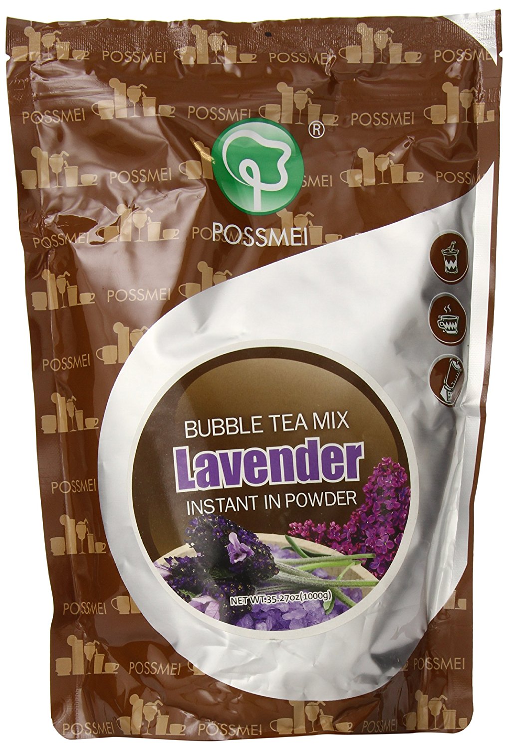 Possmei Bubble Tea Mix Instant Powder, Taro, 2.2 Pound N33 free image ...