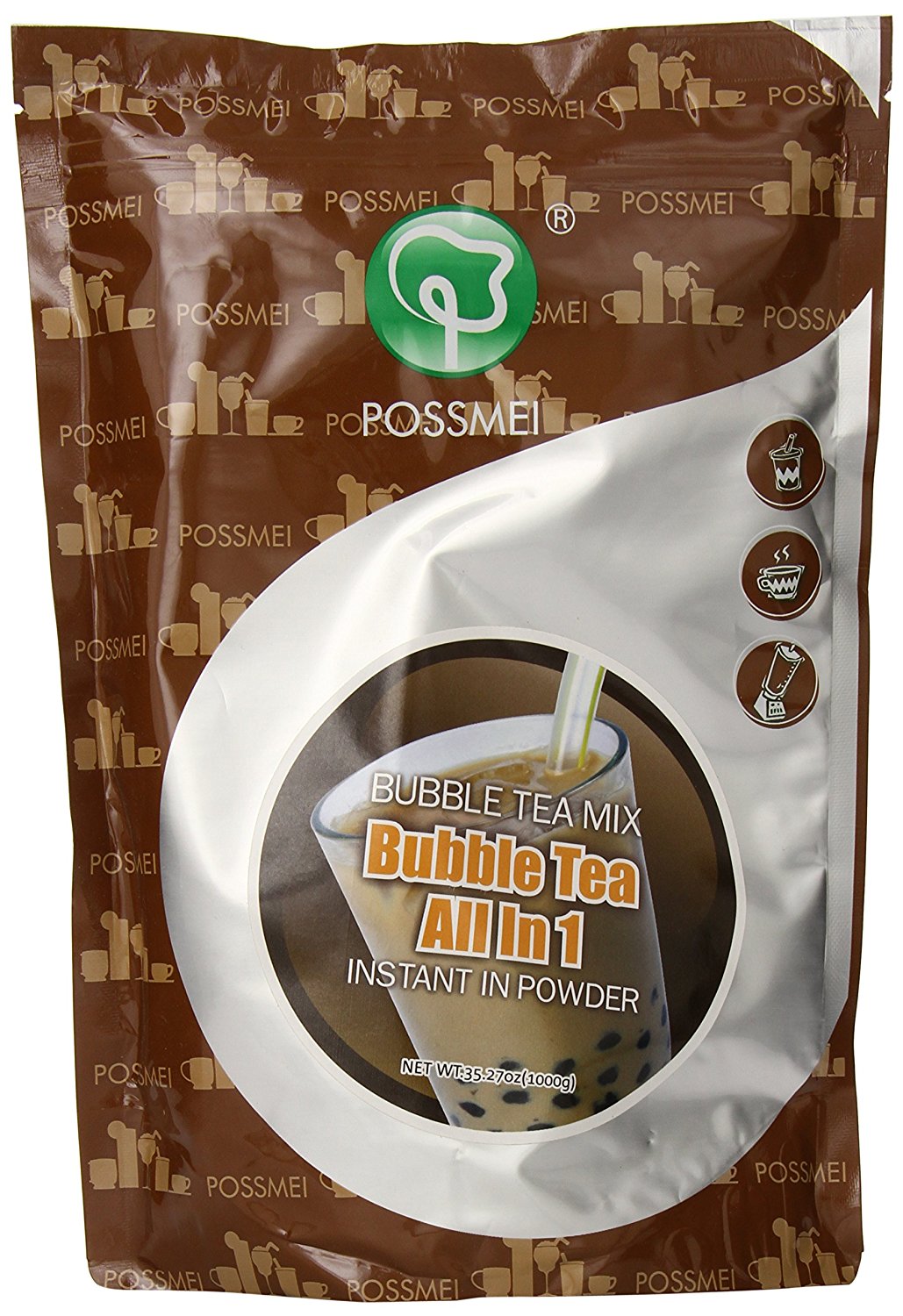 Possmei Bubble Tea Mix Instant Powder, Taro, 2.2 Pound N41 free image ...