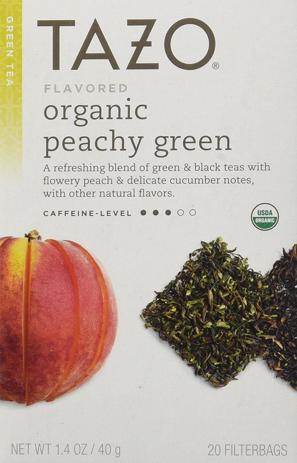 Tazo Peachy Green Tea Organic- 20 Bag free image download