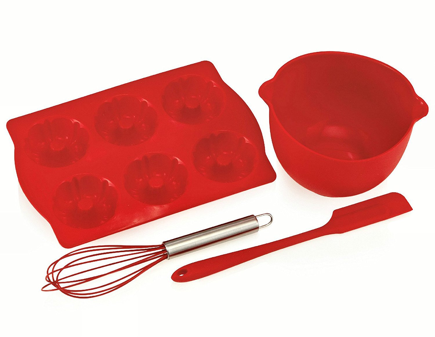 The Chefs Toolbox Junior 4-Piece Silicone Bake Set free image download