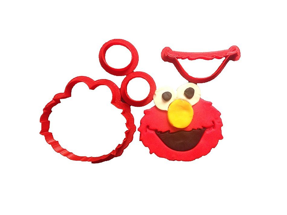 Elmo Face Cookie Cutter Set (4 inches) free image download