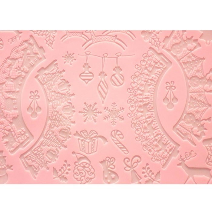 FOUR-C Cake Baking Mat Lace Mat Silicone Cake Mold for Decoration Color ...