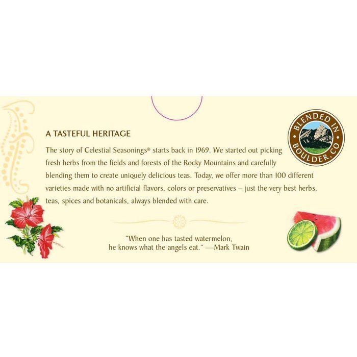 Celestial Seasonings Wild Berry Zinger Herbal Tea, 20 Count (Pack of 6 ...