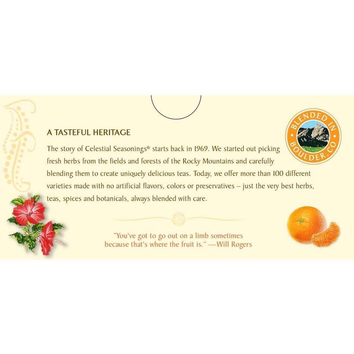 Celestial Seasonings Wild Berry Zinger Herbal Tea, 20 Count (Pack of 6 ...